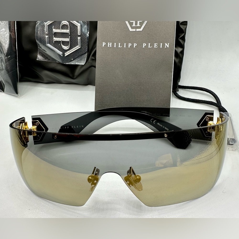 New Philipp Plein Sunglasses Plein Hero Spp029 Col.40… - Gem